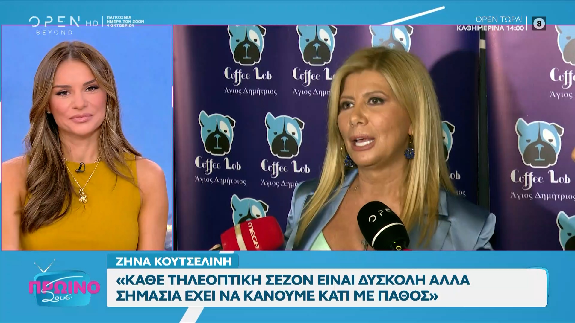 Ζήνα Κουτσελίνη: «Κάθε τηλεοπτική σεζόν είναι δύσκολη αλλά σημασία έχει ...