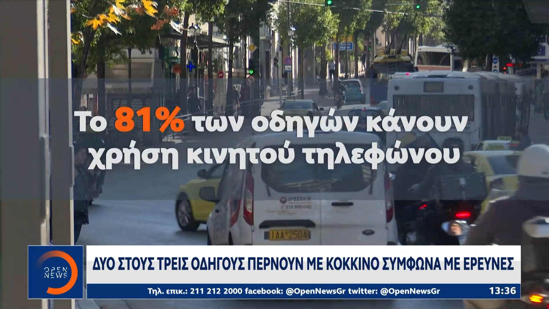 Δύο στους τρεις οδηγούς περνούν με κόκκινο σύμφωνα με έρευνες | OPEN TV