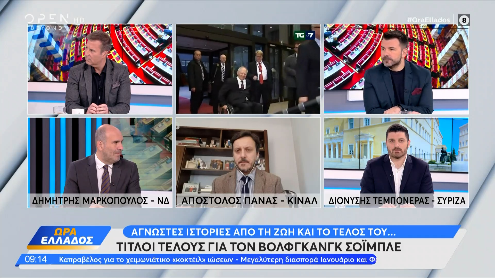 Μαρκόπουλος, Τεμπονέρας και Πάνας για τον Σόιμπλε, τον Κασσελάκη και ...