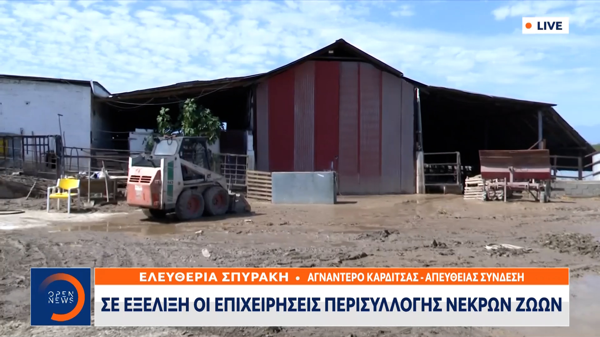 Σε εξέλιξη οι επιχειρήσεις περισυλλογής νεκρών ζώων | OPEN TV