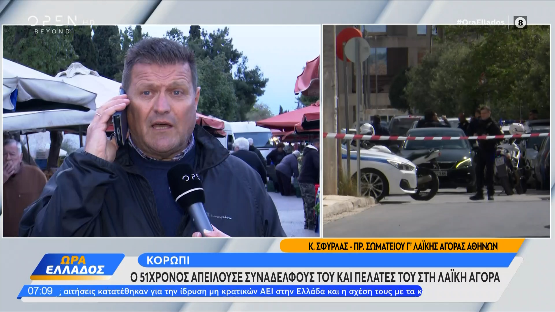 Κορωπί: Ο 51χρονος απειλούσε συναδέλφους και πελάτες του στη Λαϊκή ...