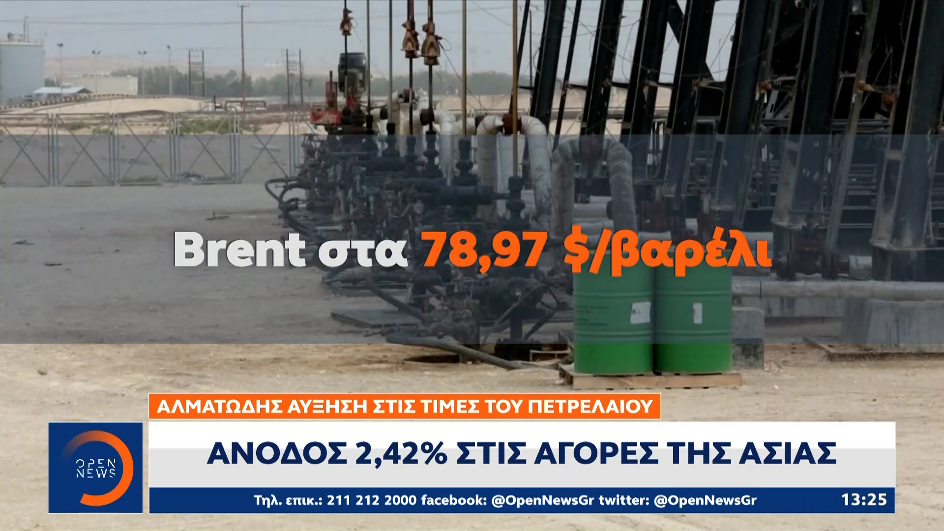 Αλματώδης αύξηση στις τιμές του πετρελαίου: Άνοδος 2,42% στις αγορές ...