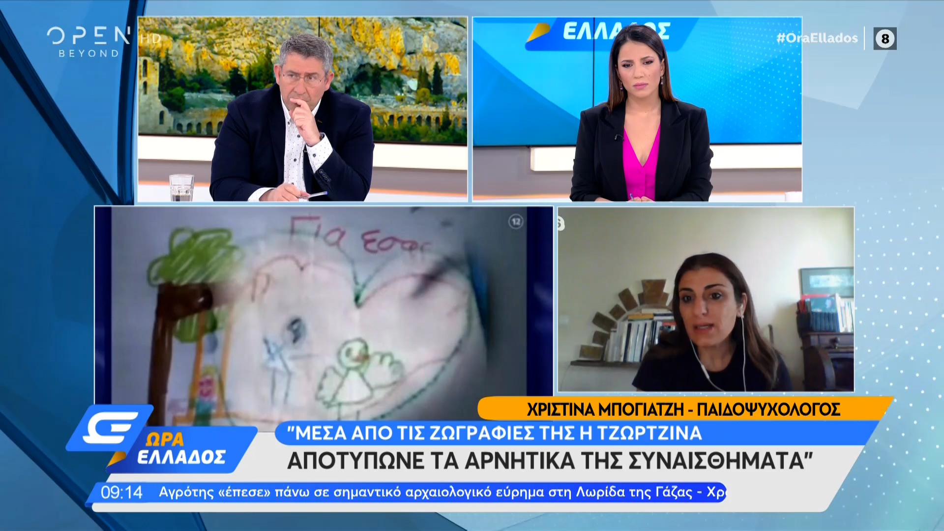 Παιδοψυχολόγος εξηγεί τι σημαίνουν ζωγραφιές της Τζωρτζίνας | OPEN TV