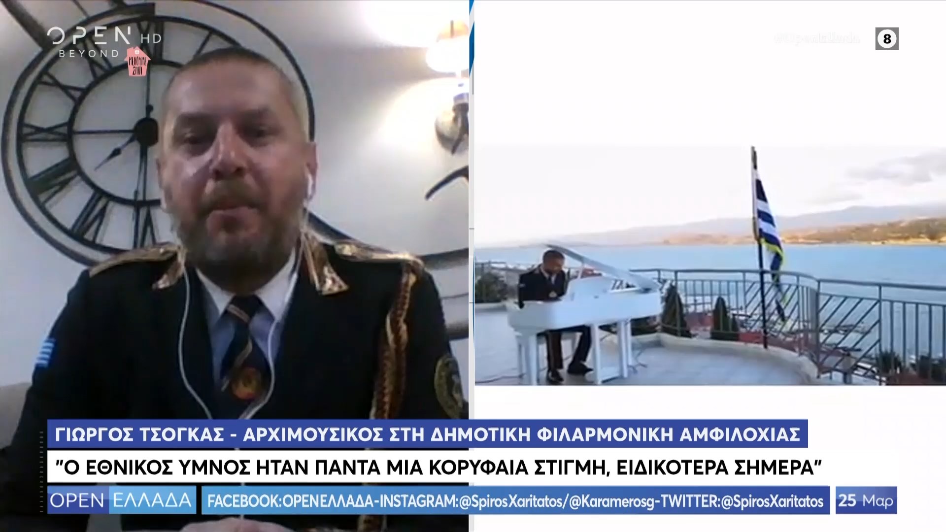 Γιώργος Τσόγκας: Ο Εθνικός Ύμνος ήταν πάντα μια κορυφαία στιγμή ...