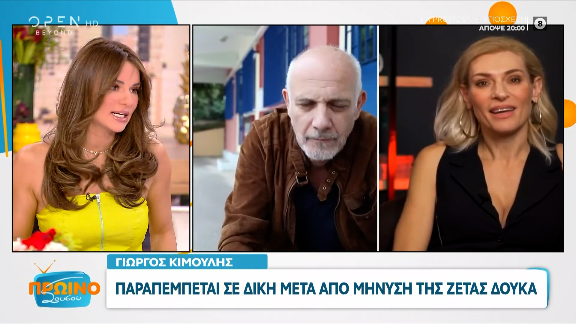 Γιώργος Κιμούλης: Παραπέμπεται σε δίκη μετά από μήνυση της Ζέτας Δούκα ...