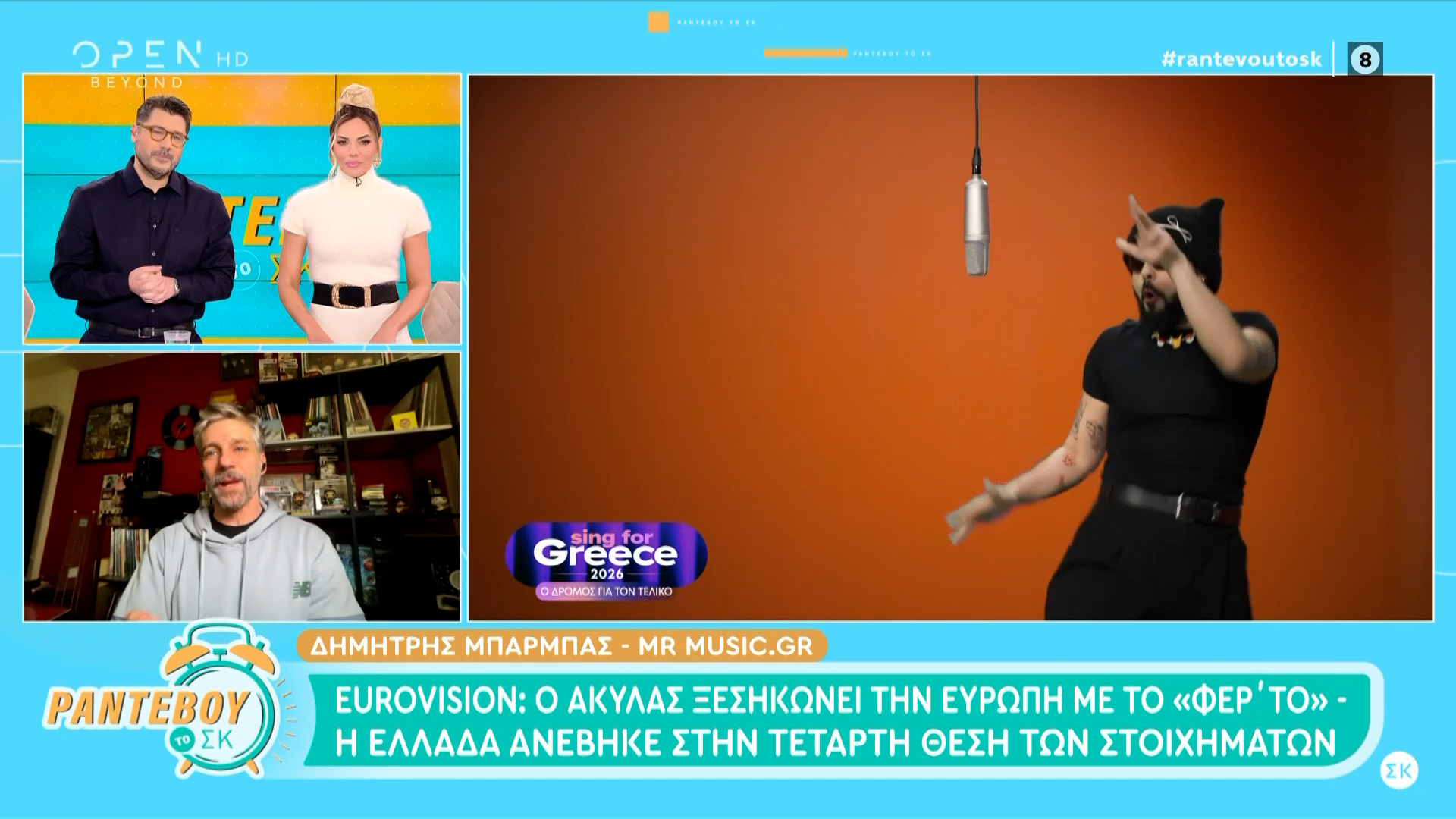 Akylas: Εχει ξεσηκώσει τους πάντες με το τραγούδι Ferto της Eurovision ...