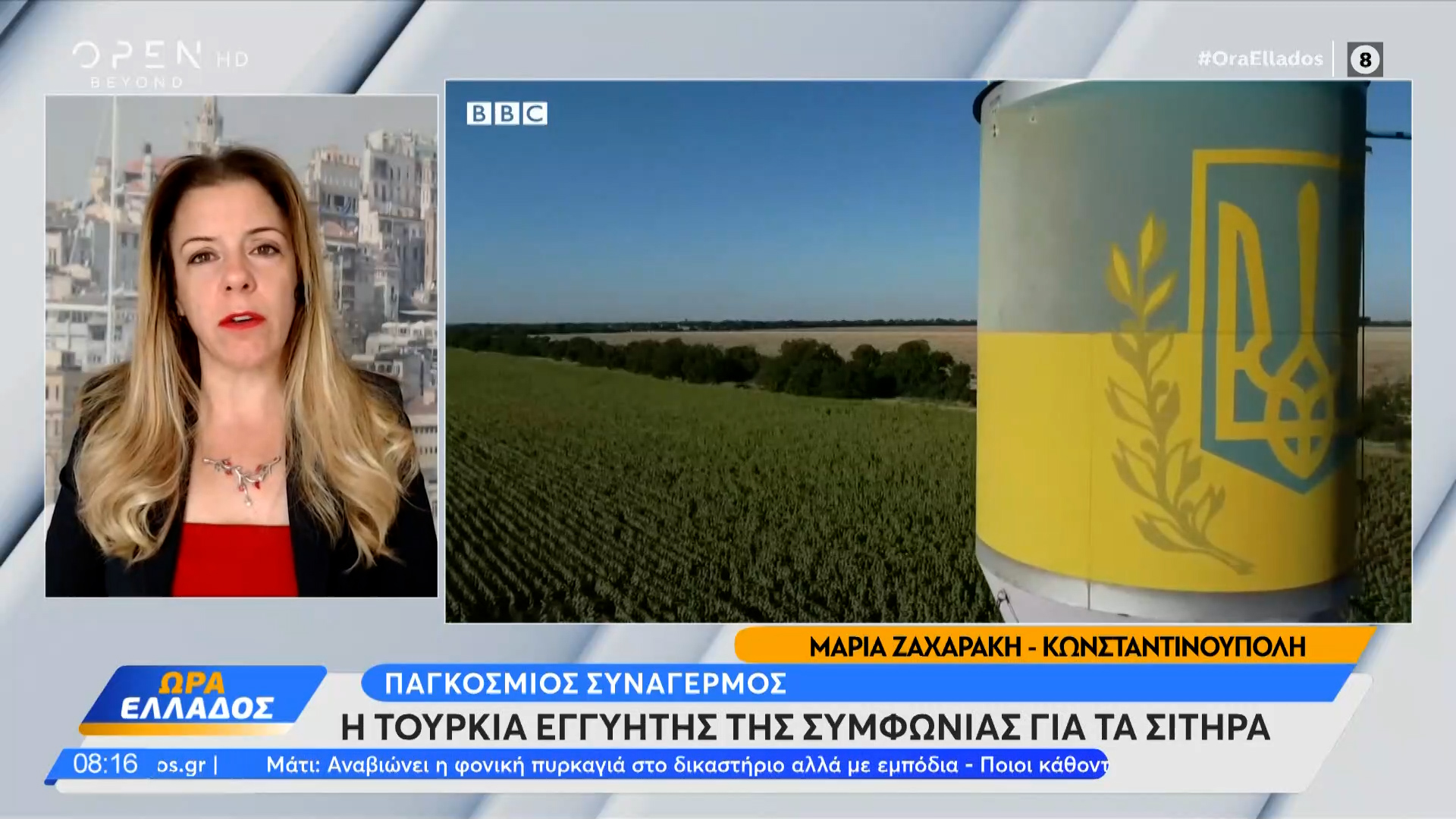 Η Τουρκία εγγυητής της συμφωνίας για τα σιτηρά | OPEN TV