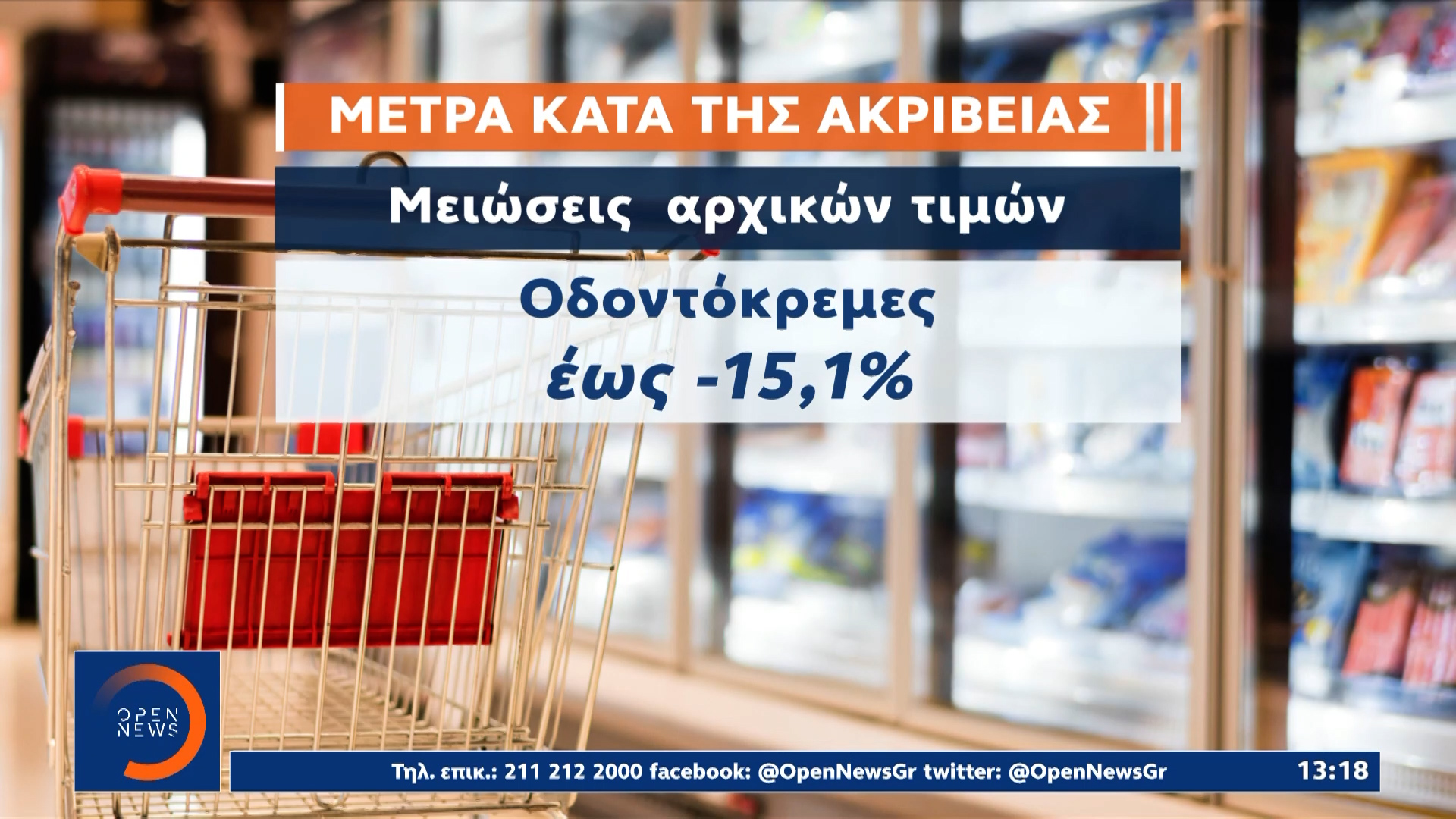 Σε εφαρμογή από σήμερα τα μέτρα κατά της ακρίβειας | OPEN TV