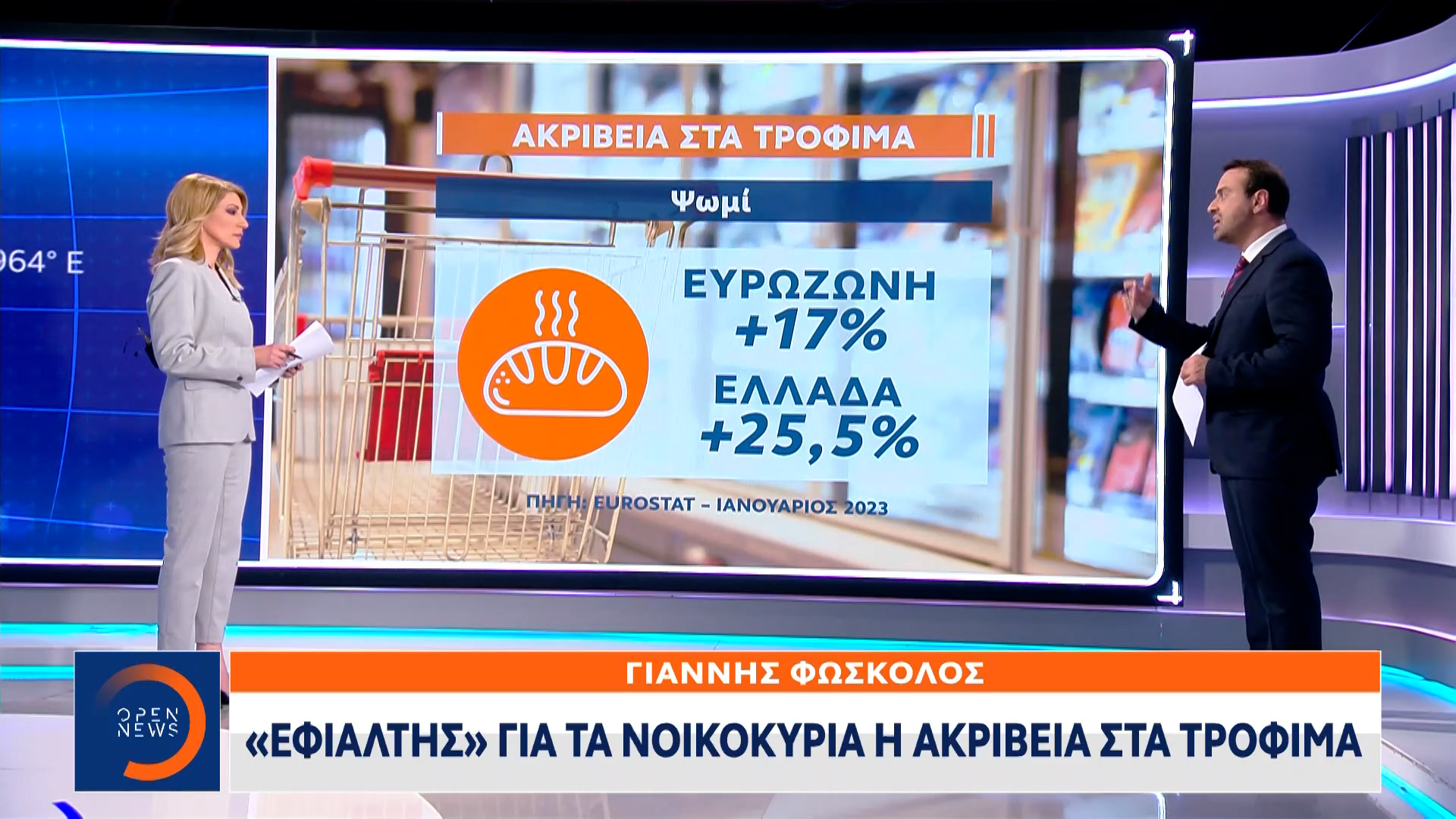 «Εφιάλτης» για τα νοικοκυριά η ακρίβεια στα τρόφιμα | OPEN TV