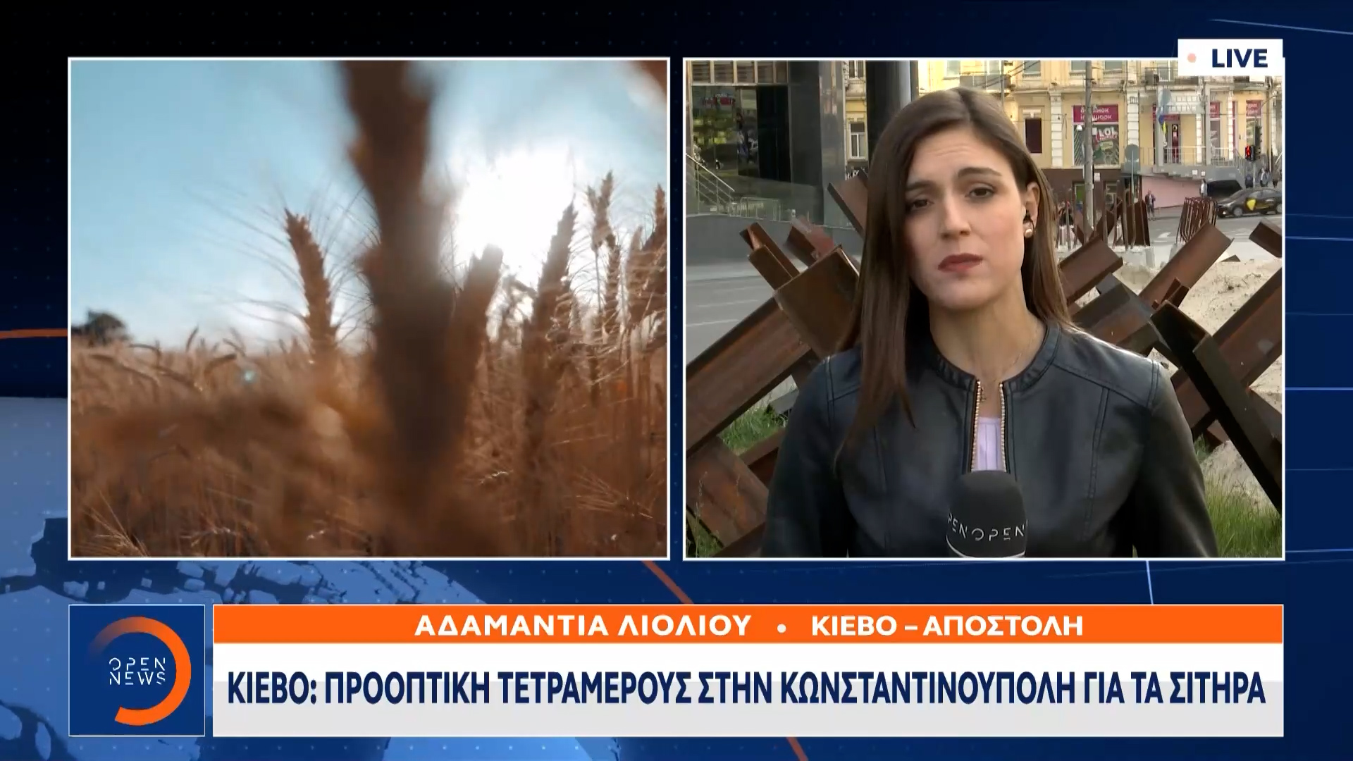 Κίεβο: Προοπτική τετραμερούς στην Κωνσταντινούπολη για τα σιτηρά | OPEN TV