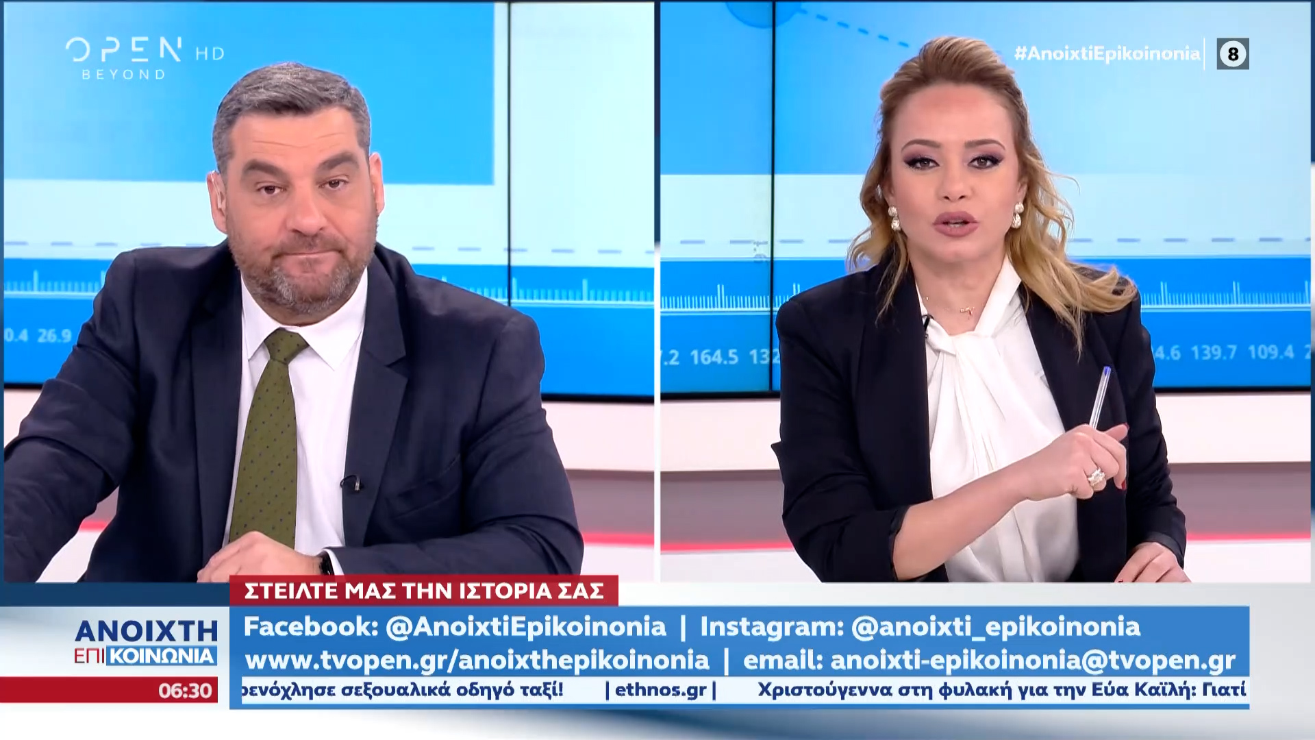 Ανοιχτή επικοινωνία 23/12/2022 | OPEN TV