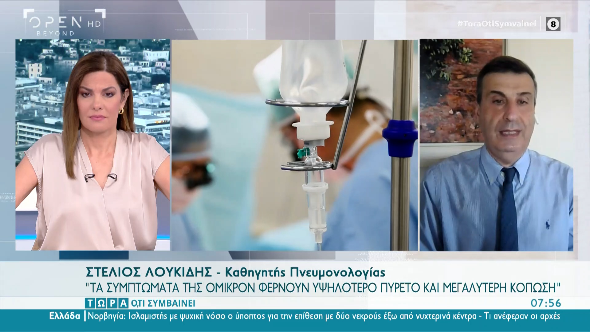 Λουκίδης: Τα συμπτώματα της Όμικρον φέρνουν υψηλότερο πυρετό και ...