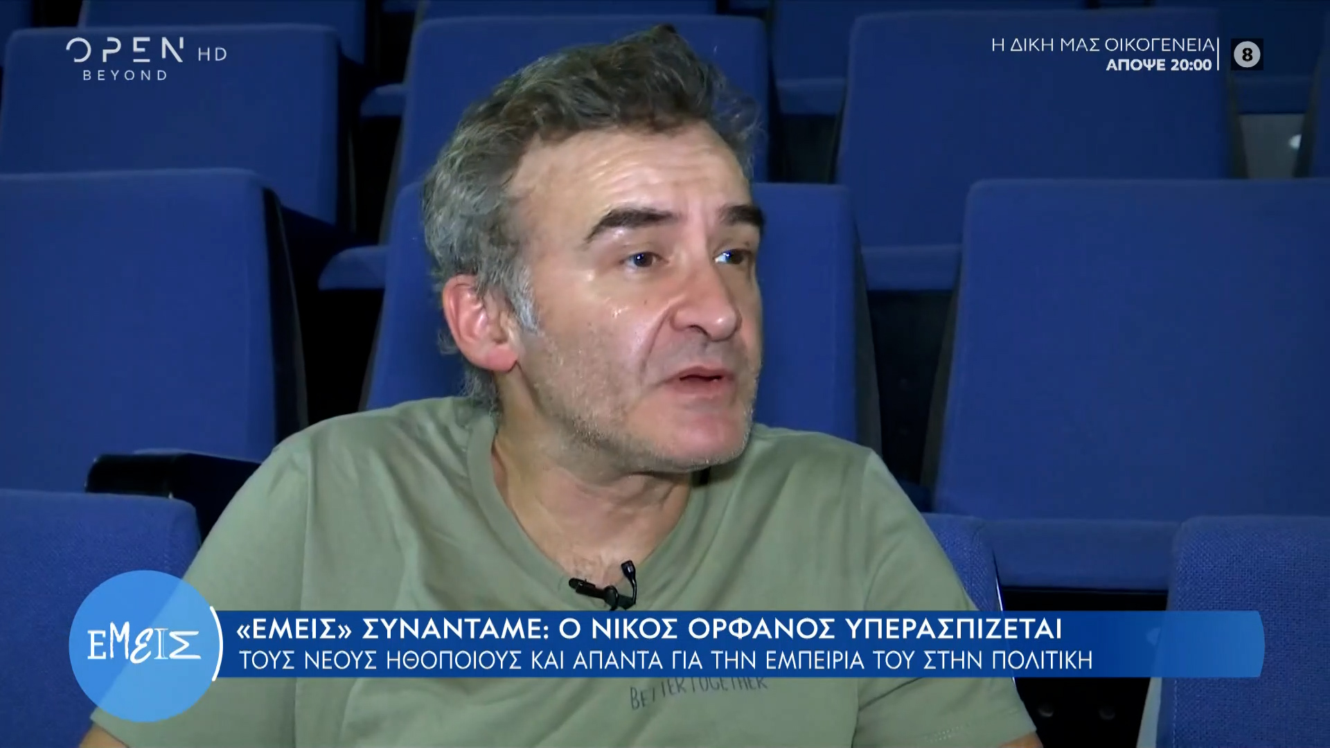 Νίκος Ορφανός: Στο θέατρο υπάρχει μια στρατιωτική ιεραρχία που είναι ...