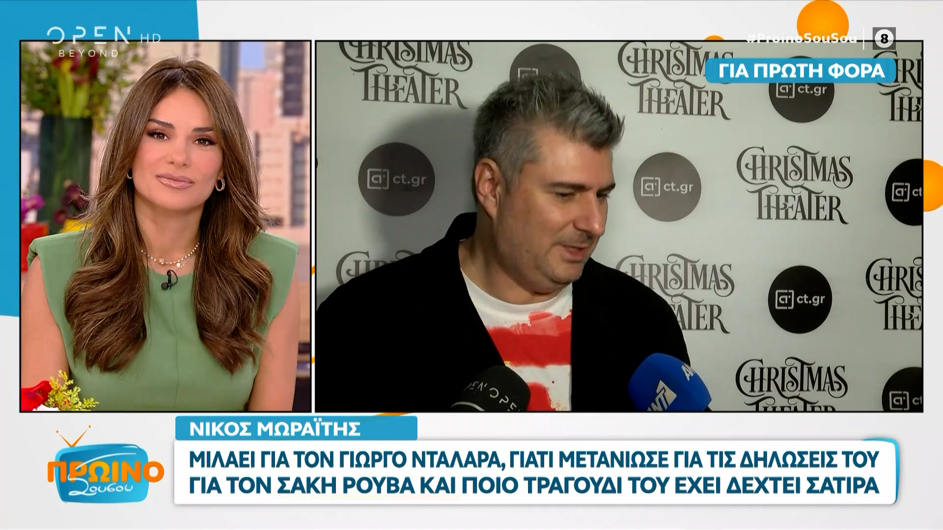 Ο Νίκος Μωραΐτης για τον Γιώργο Νταλάρα , τον Σάκη Ρουβά και τη σάτιρα ...