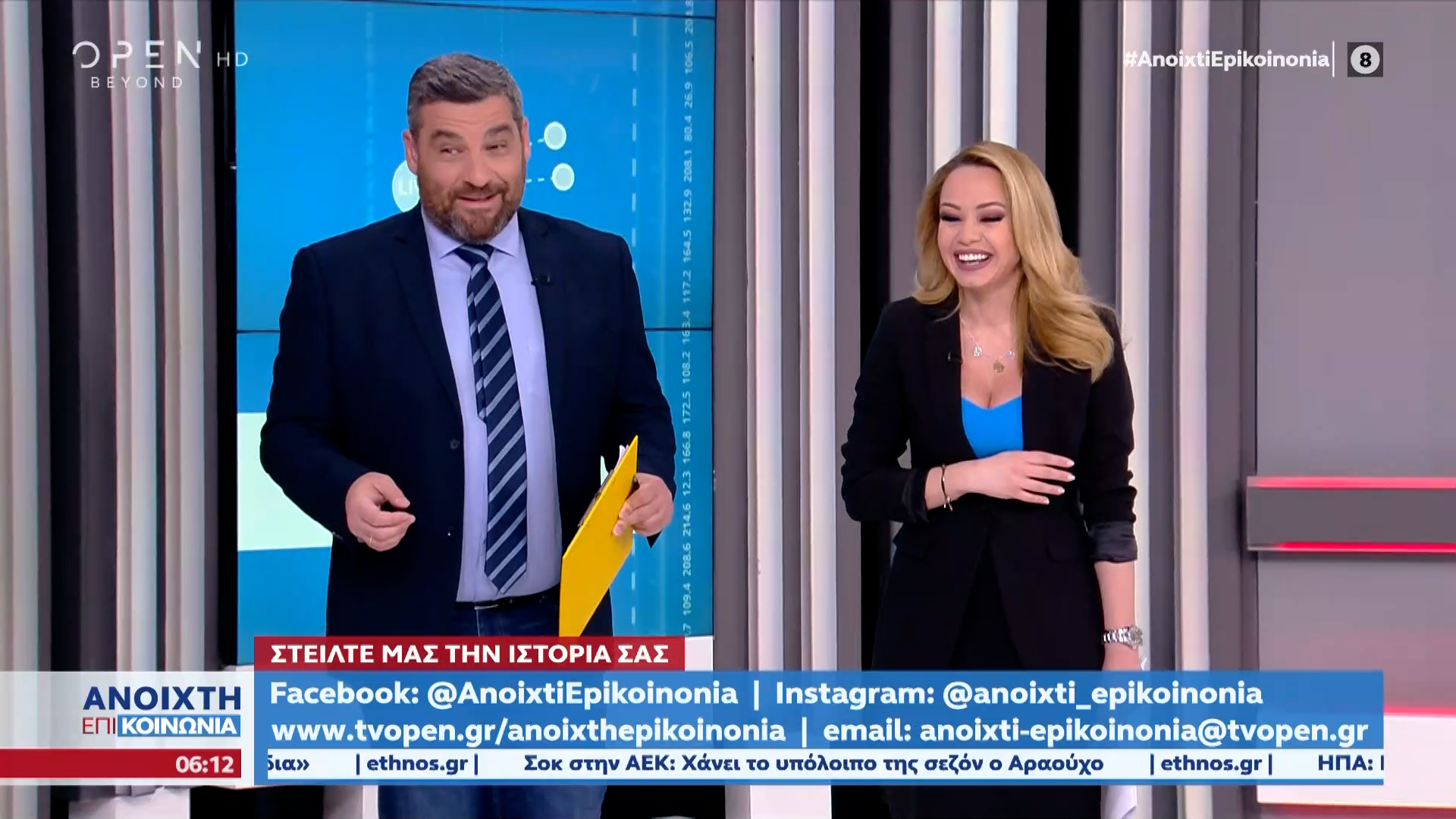 Ανοιχτή Επικοινωνία 18/04/2023 | OPEN TV
