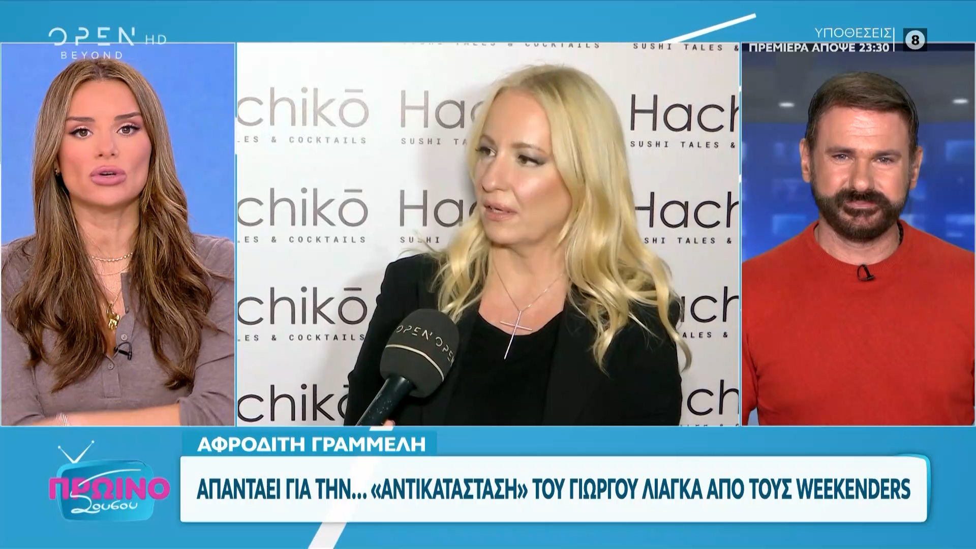 Αφροδίτη Γραμμέλη: Απαντάει για την «αντικατάσταση» του Γιώργου Λιάγκα ...