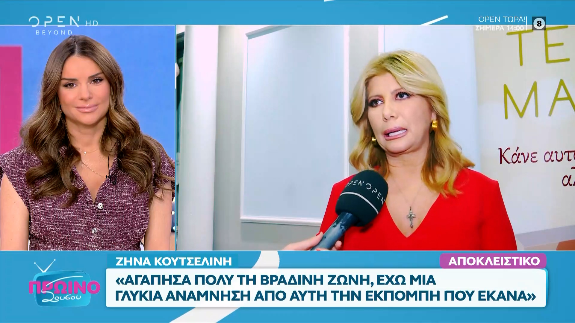 Η Ζήνα Κουτσελίνη σχολιάζει τα τηλεοπτικά πρόσωπα και τα συμβόλαια που ...