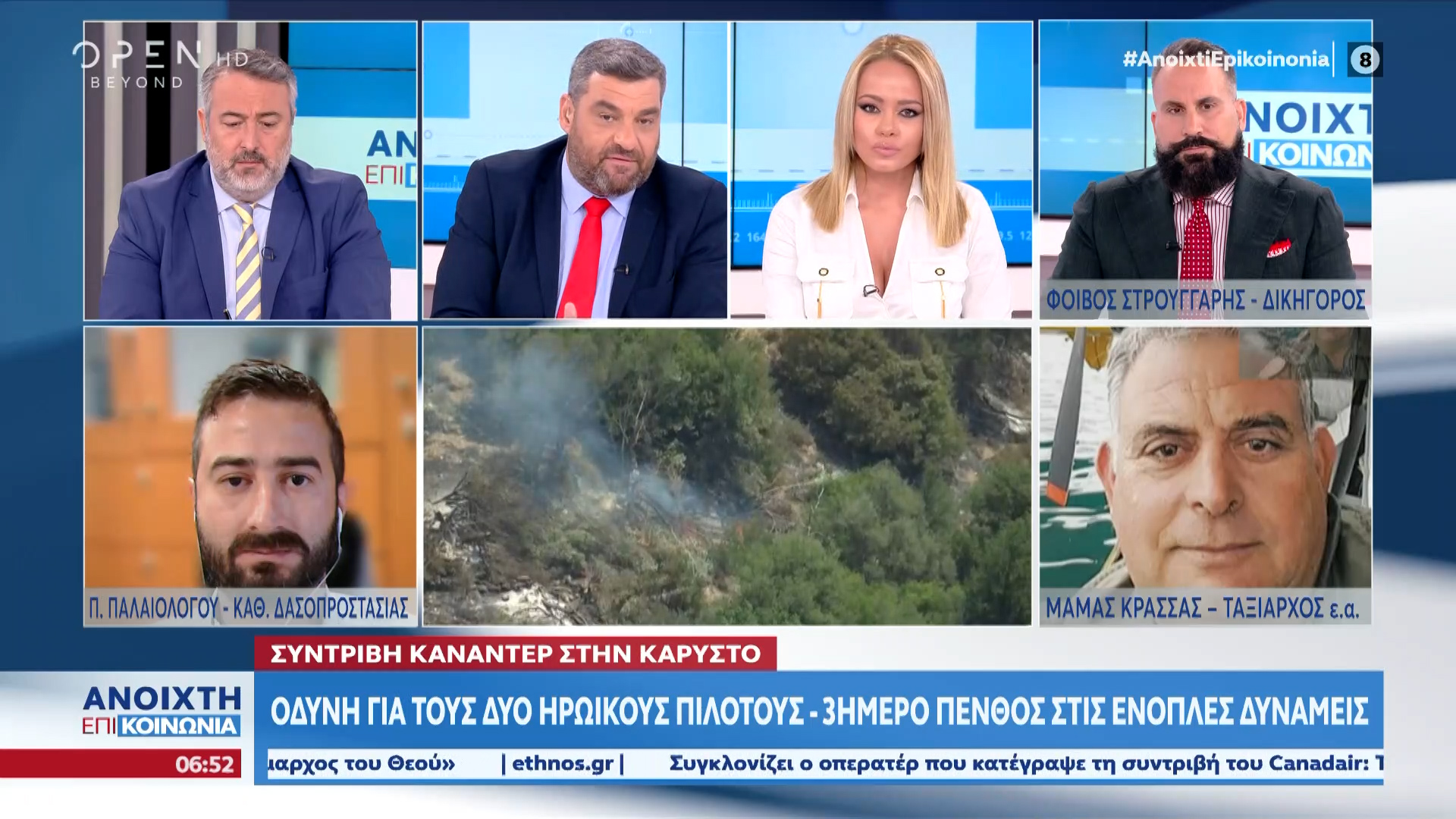 Ταξίαρχος ε.α. και καθηγητής δασοπροστασίας μιλούν για την συντριβή του ...