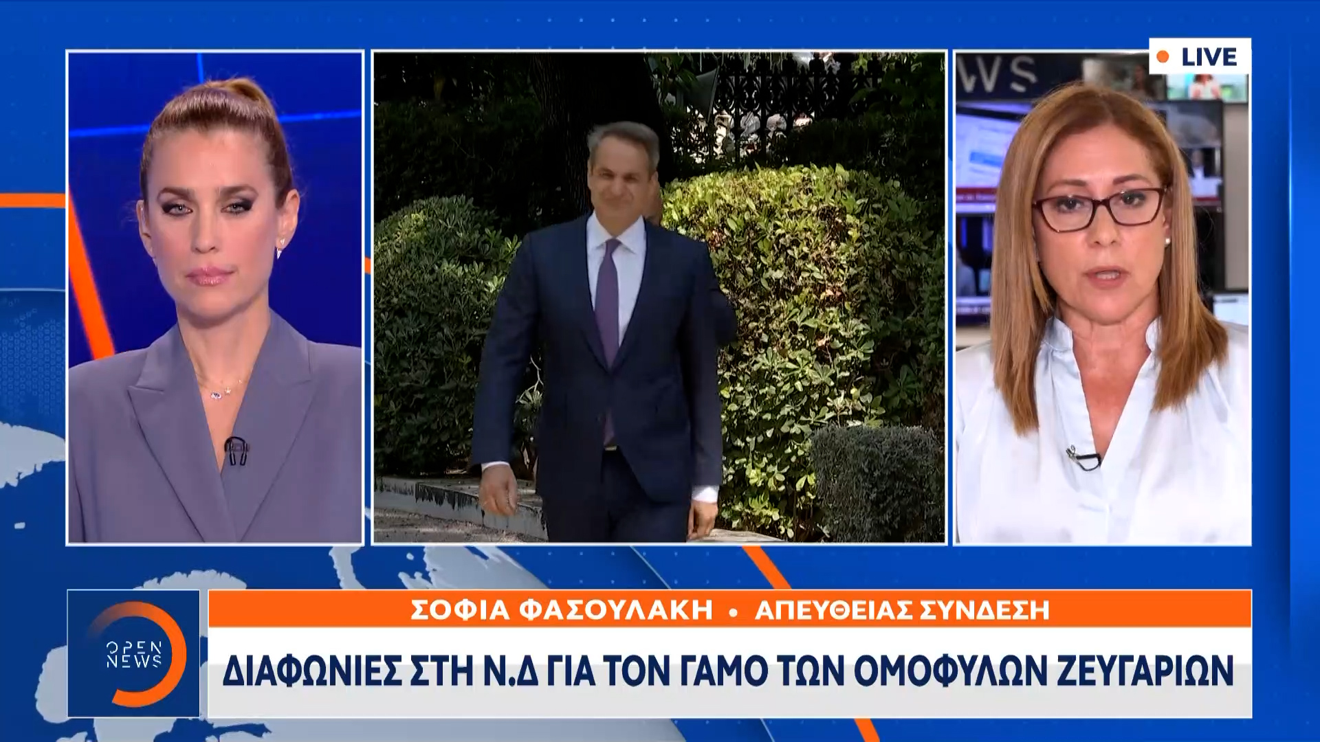 Διαφωνίες στη Νέα Δημοκρατία για τον γάμο των ομόφυλων ζευγαριών | OPEN TV