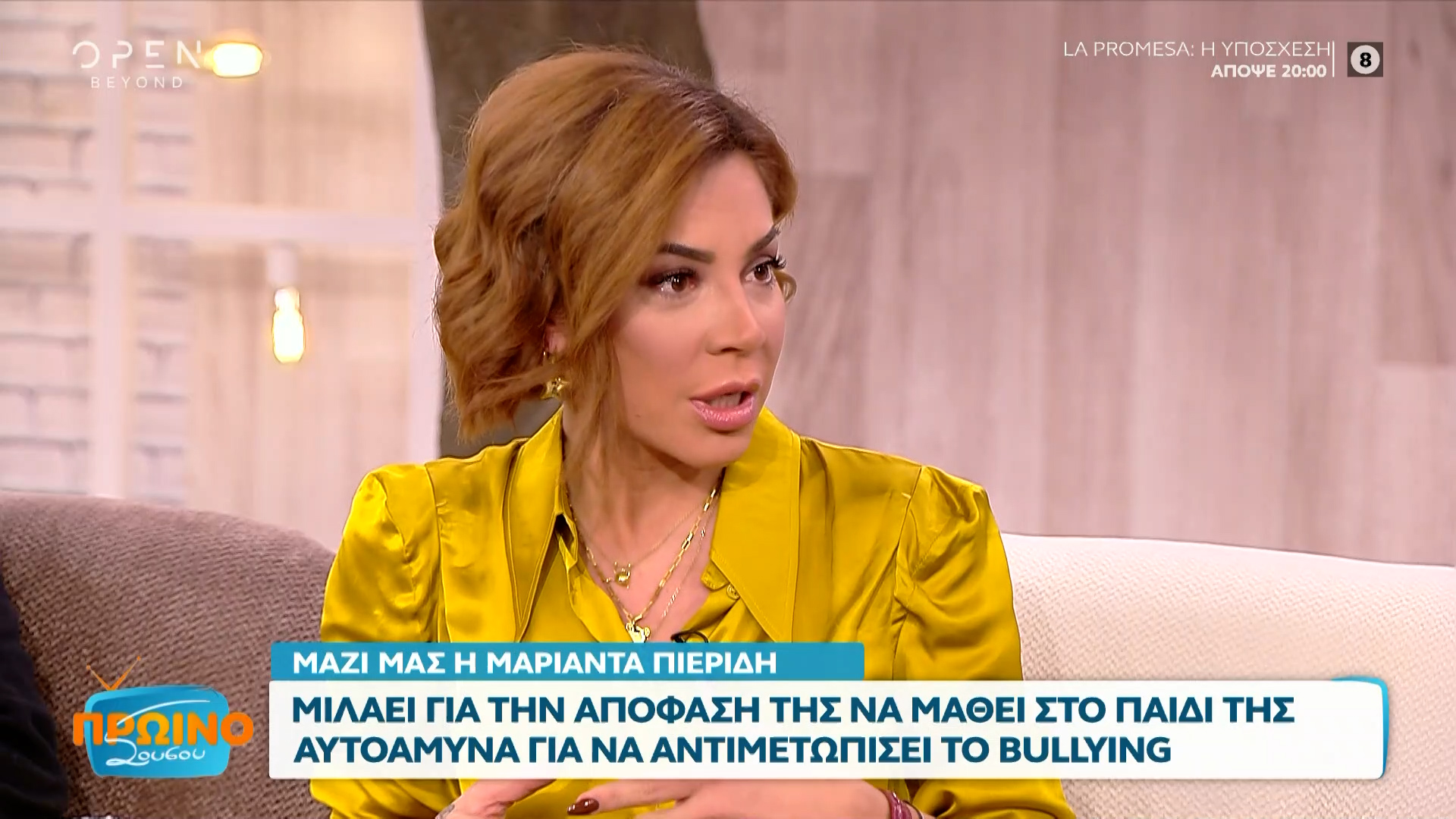 Η Μαριάντα Πιερίδη για το γιο της που δέχτηκε bullying στο σχολείο ...