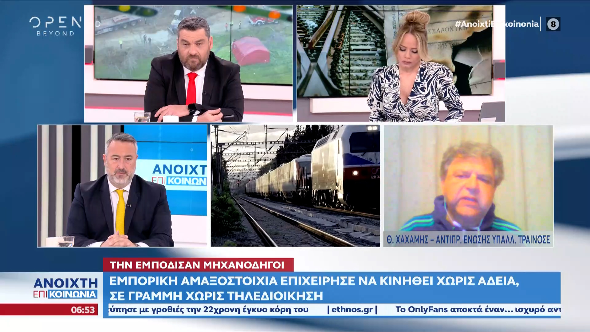 Εμπορική αμαξοστοιχία επιχείρησε να κινηθεί χωρίς άδεια, σε γραμμή ...