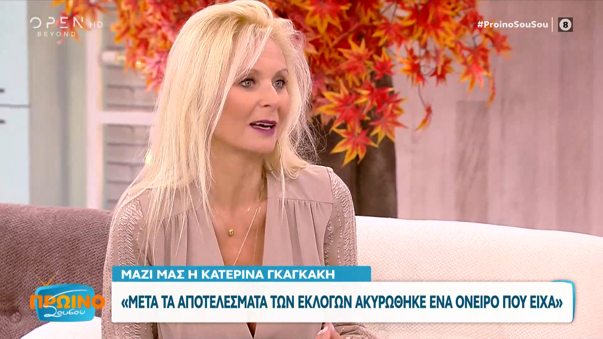 Κατ. Γκαγκάκη: Την επομένη των εκλογών αισθανόμουν ντροπή | OPEN TV