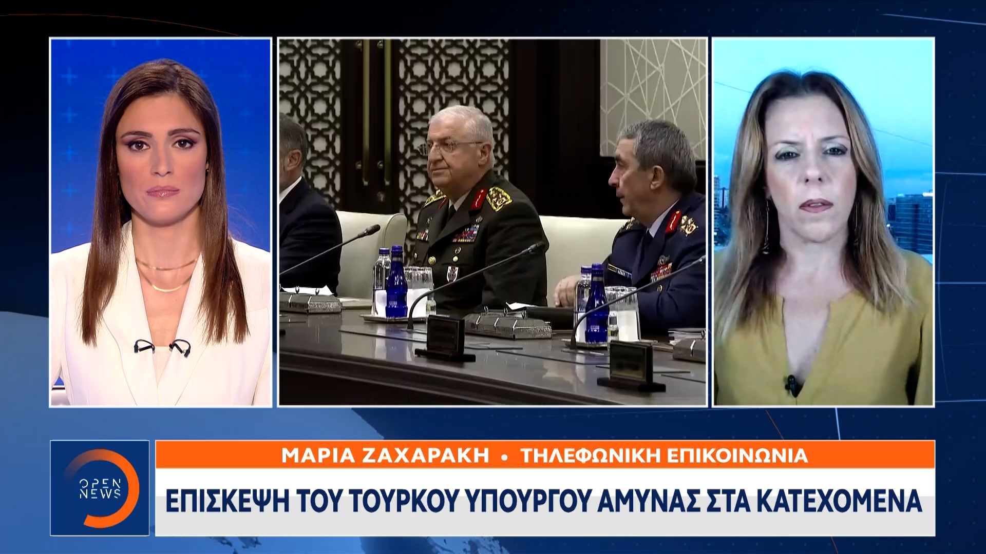 Επίσκεψη του Τούρκου Υπουργού Άμυνας στα Κατεχόμενα | OPEN TV